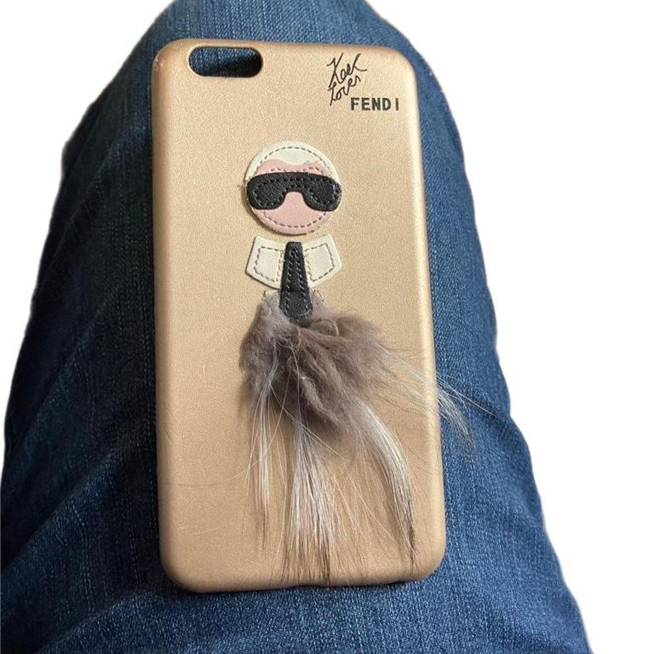 Stunning Karl Lagerfield Fendi inspired phone case.... - Depop