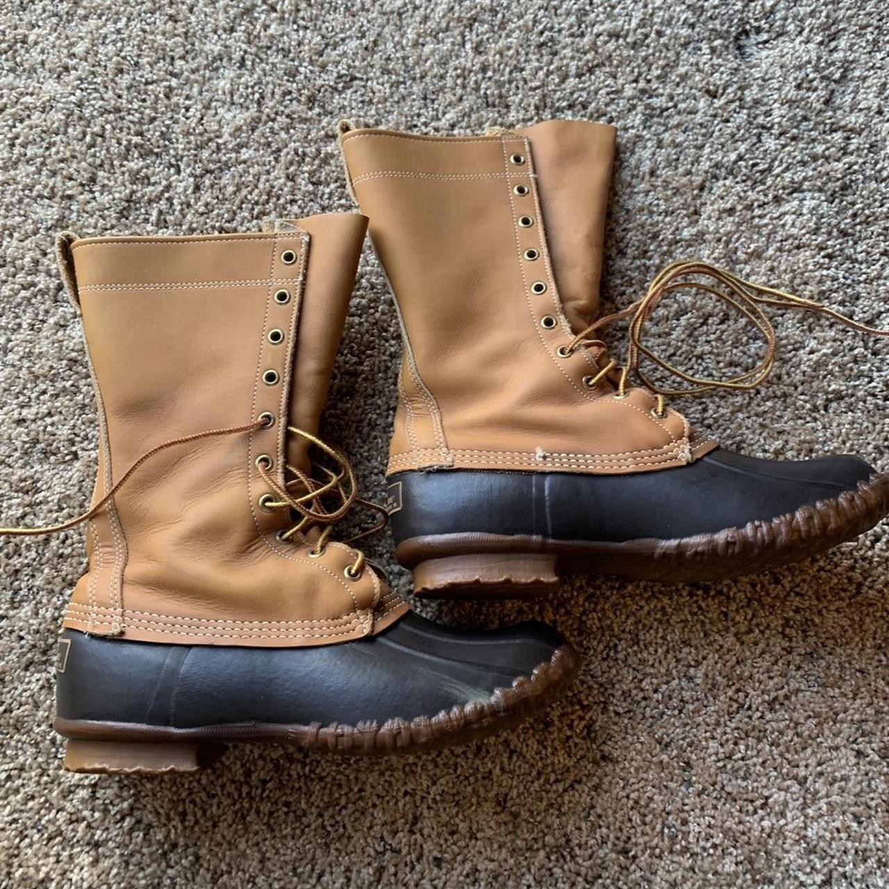 LL Bean Men’s Maine Boots 12 inch Size 8 Great... - Depop