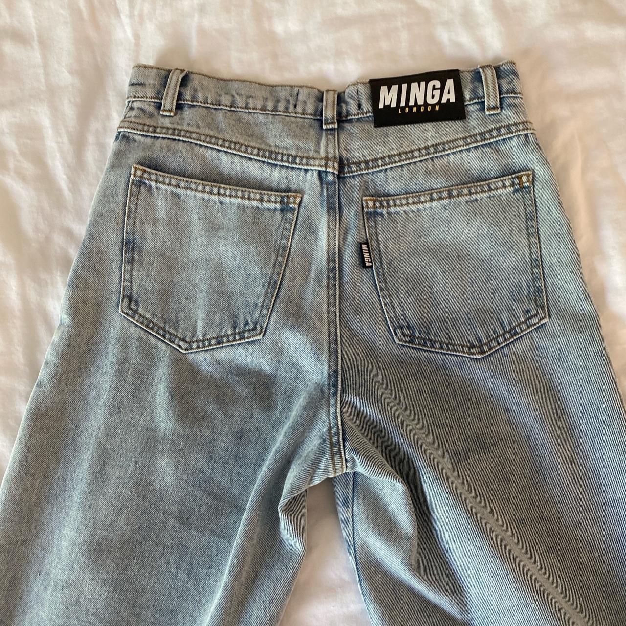 Minga London Cherry embroidered jeans, in perfect... - Depop