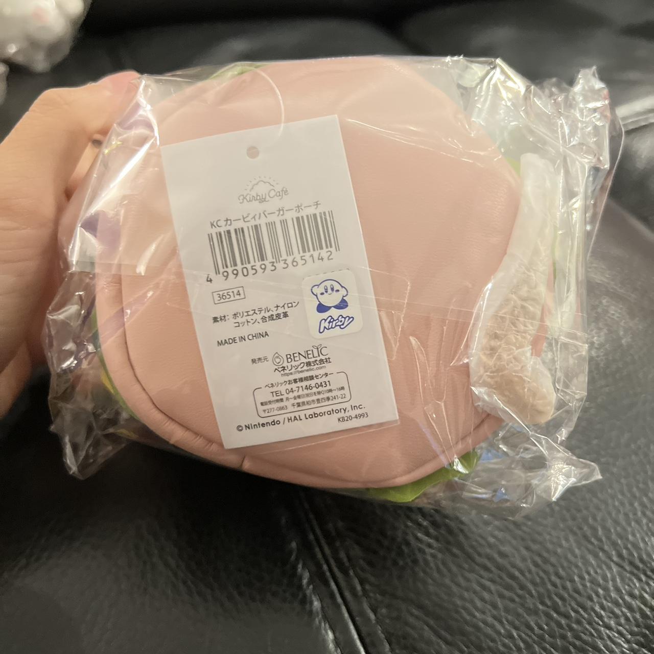 Kirby cafe burger coin purse pouch keychain Small... - Depop