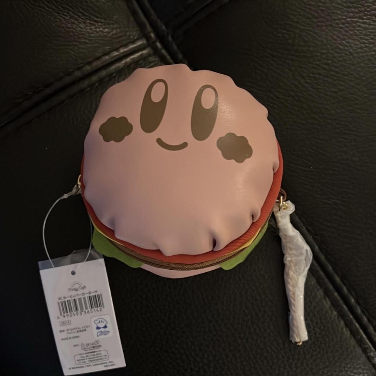 Kirby cafe burger coin purse pouch keychain Small... - Depop