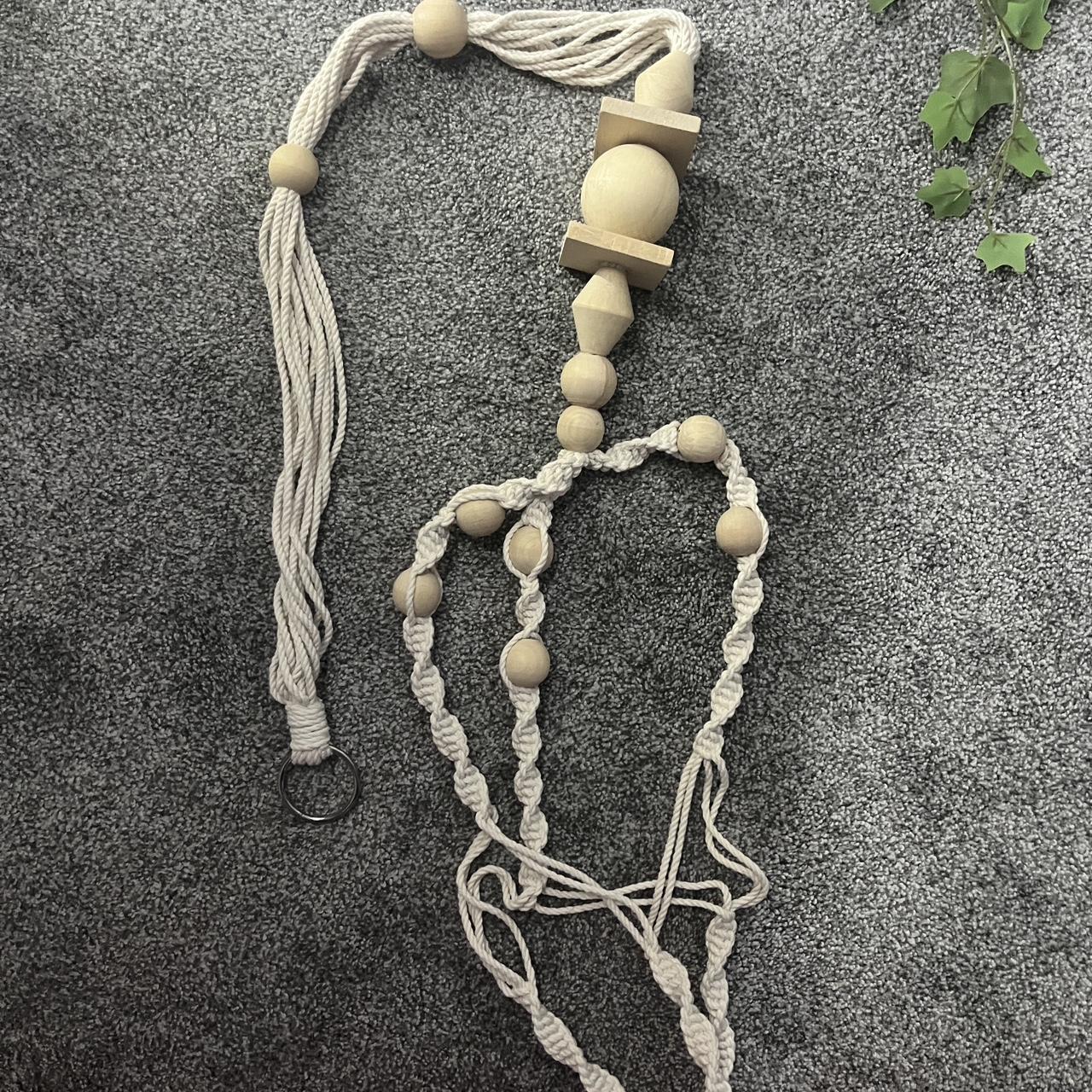 IKEA macrame fake plant holder decor !! -super cute... | Depop