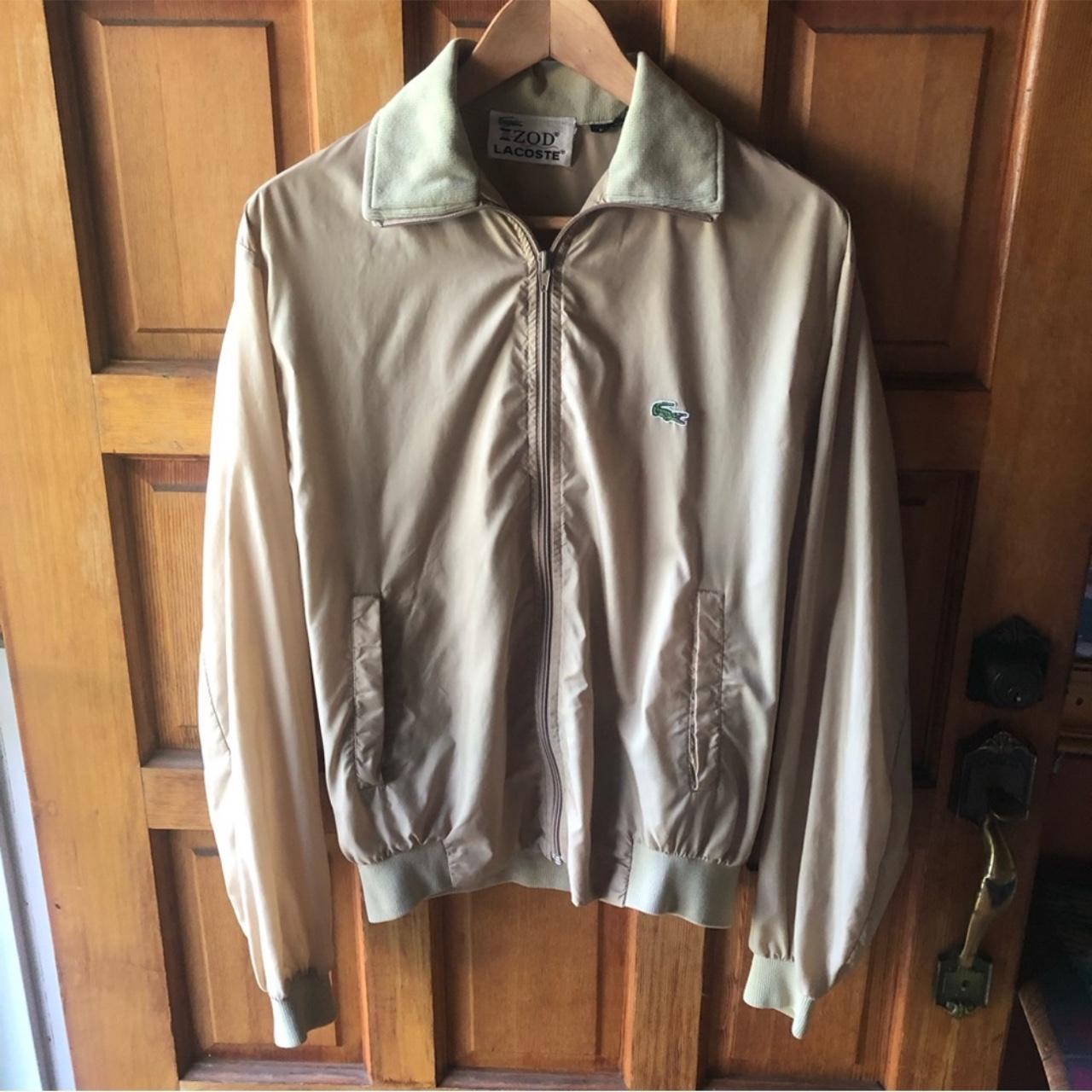 Vintage Lacoste windbreaker in the most perfect pale... - Depop