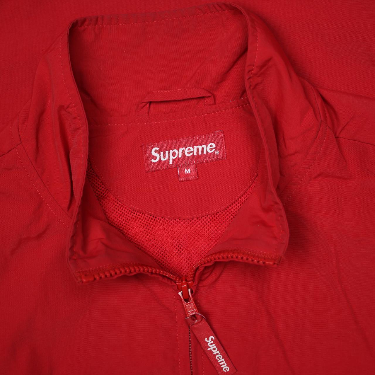Supreme Men's Red and White Jacket | Depop