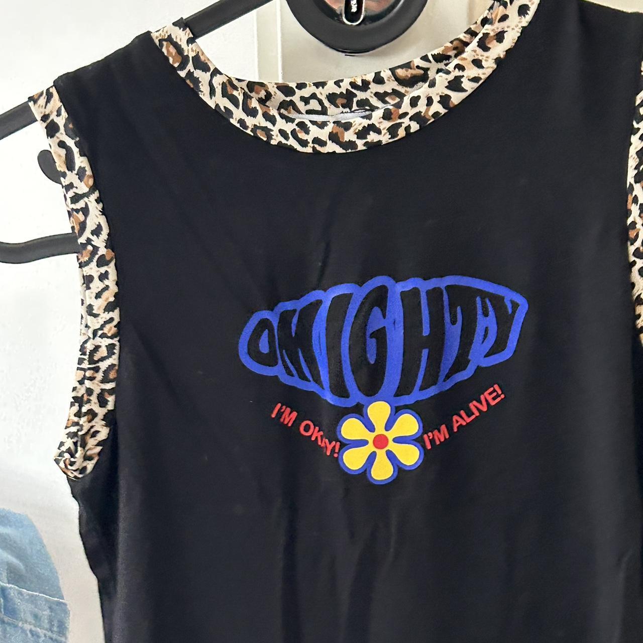 Omighty black tank top Size s So cute! Stretchy so... - Depop