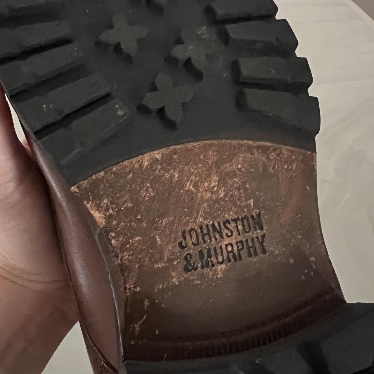 Men’s leather boots Johnson + Murphy Size... - Depop