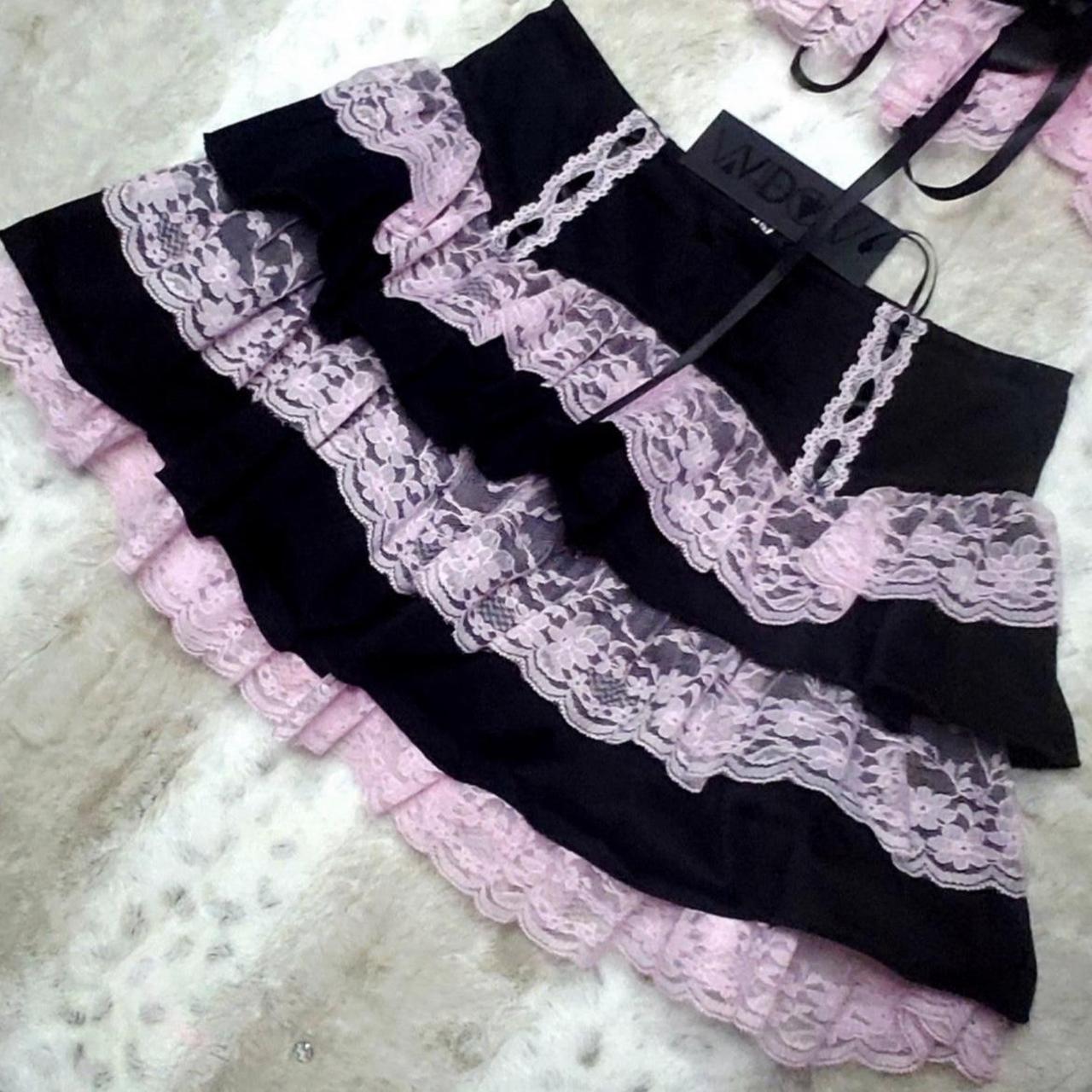 DOLLSKILL WIDOW Cake Topper Mini Skirt XS, only... - Depop