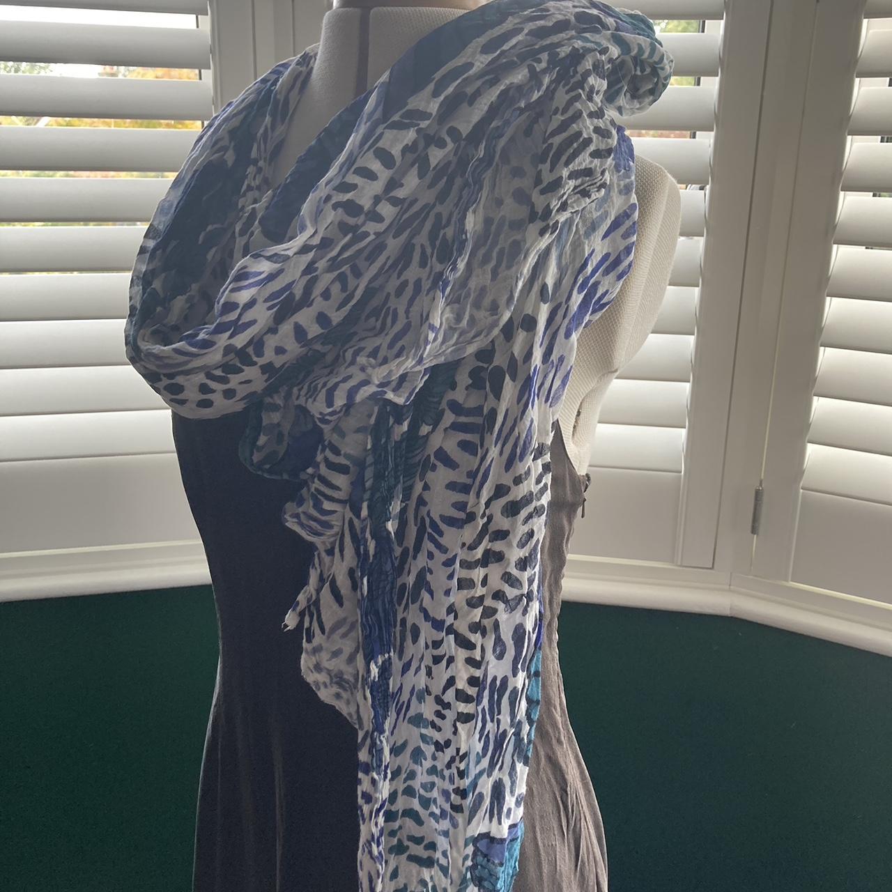 Lightweight summer scarf. Beach cover up - sarong.... | Depop