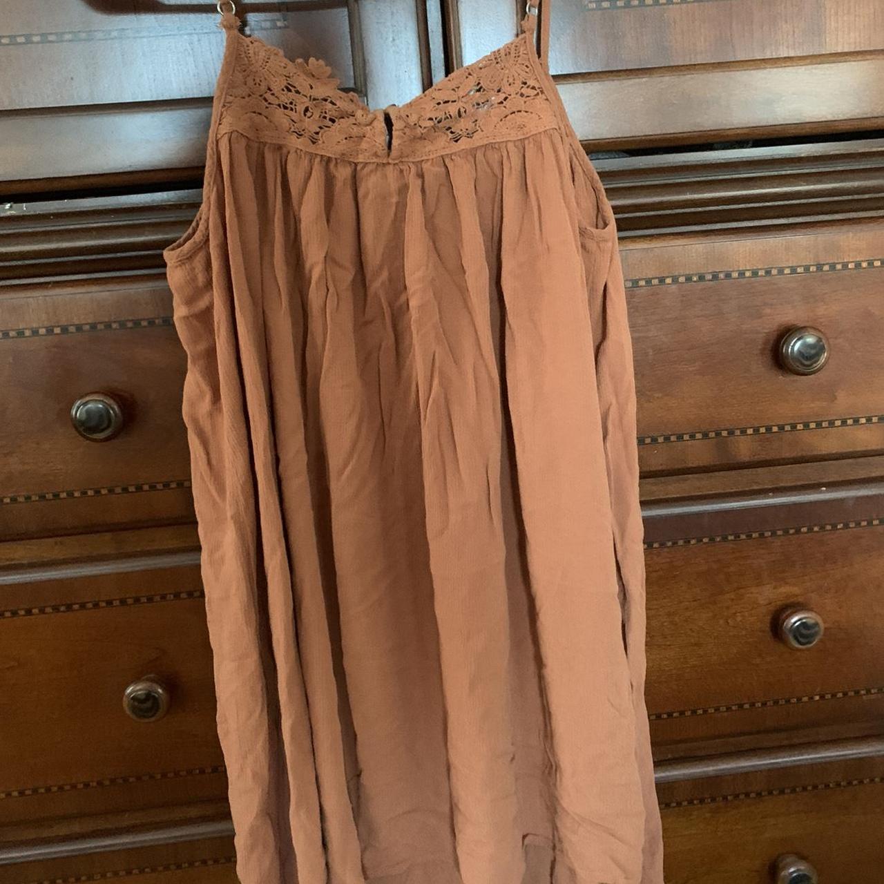 Forever 21 burnt orange dress Size medium... - Depop Forever 21 burnt orange dress Size medium... - Depop