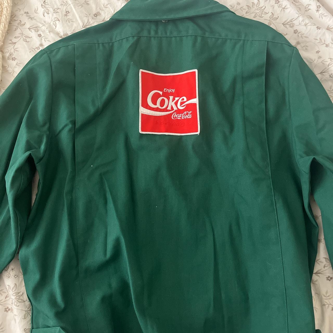 Vintage Coca Cola delivery man jacket Size XL Both... - Depop