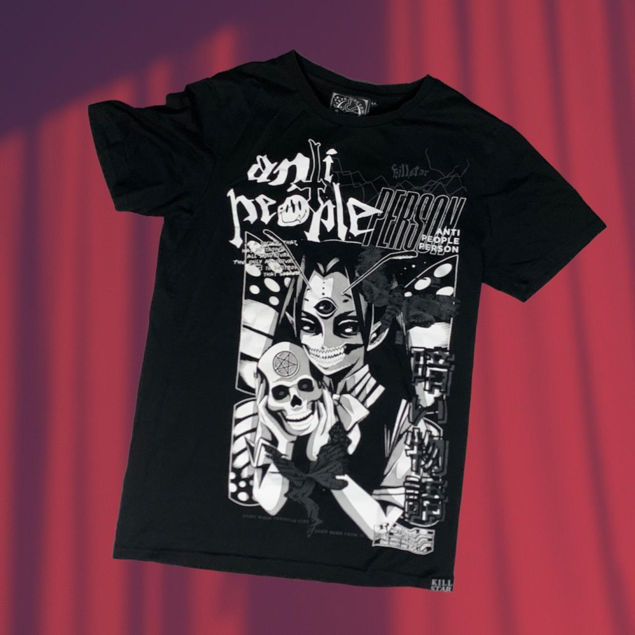 Punk black tee bundle ★ITEM INFO 3 black punk tees... - Depop