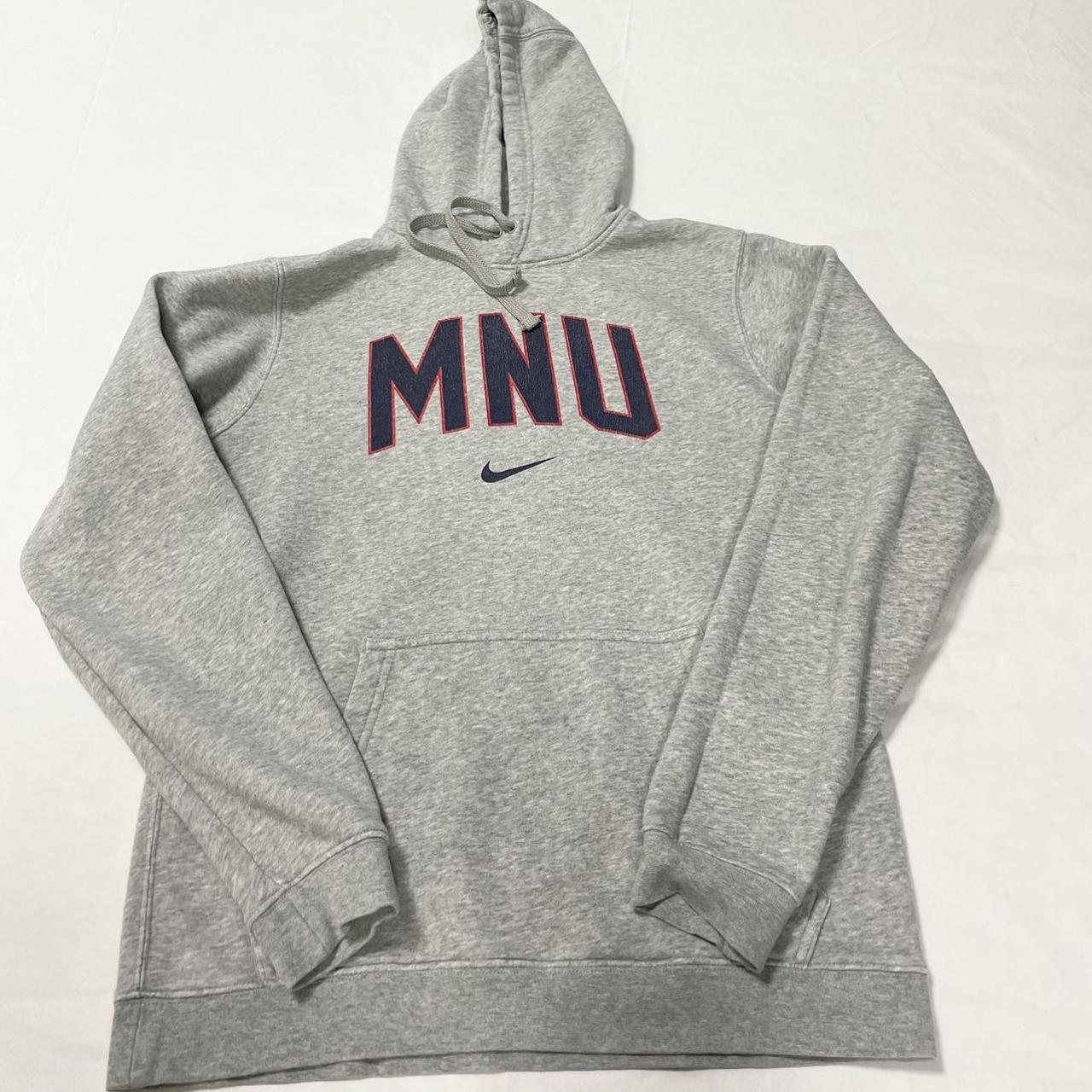 vintage Nike center swoosh MNU hoodie excellent... - Depop