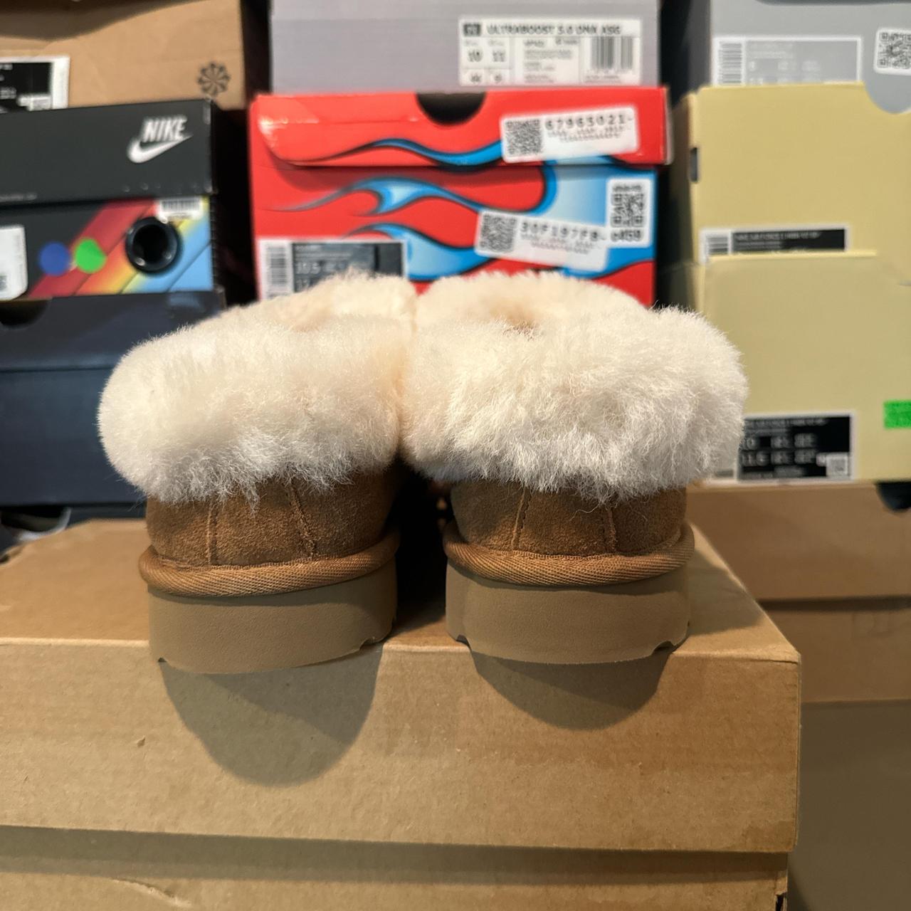 Ugg Tazzette Tazz Slipper Fur Tan Chestnut Brand New... - Depop