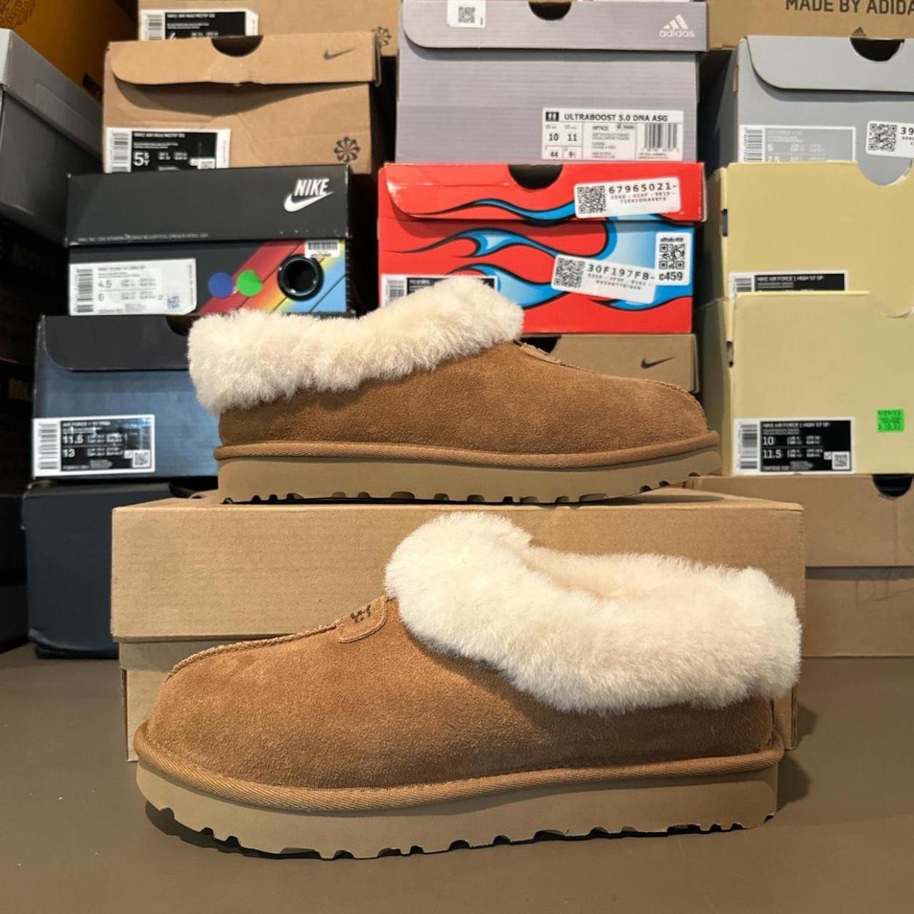 Ugg Tazzette Tazz Slipper Fur Tan Chestnut Brand New... | Depop