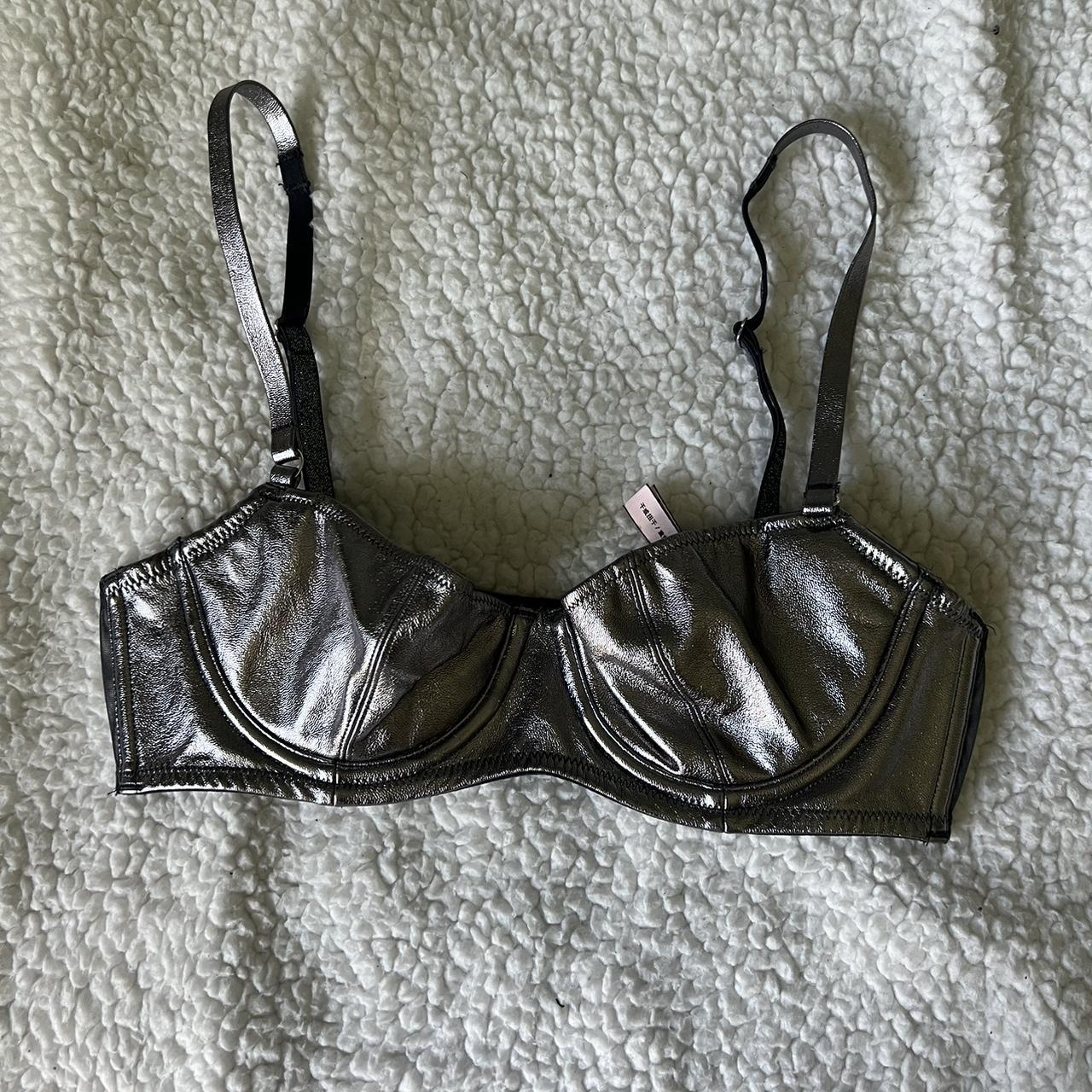 Vintage victorious secret silver bra 🩶 -kept in such... - Depop
