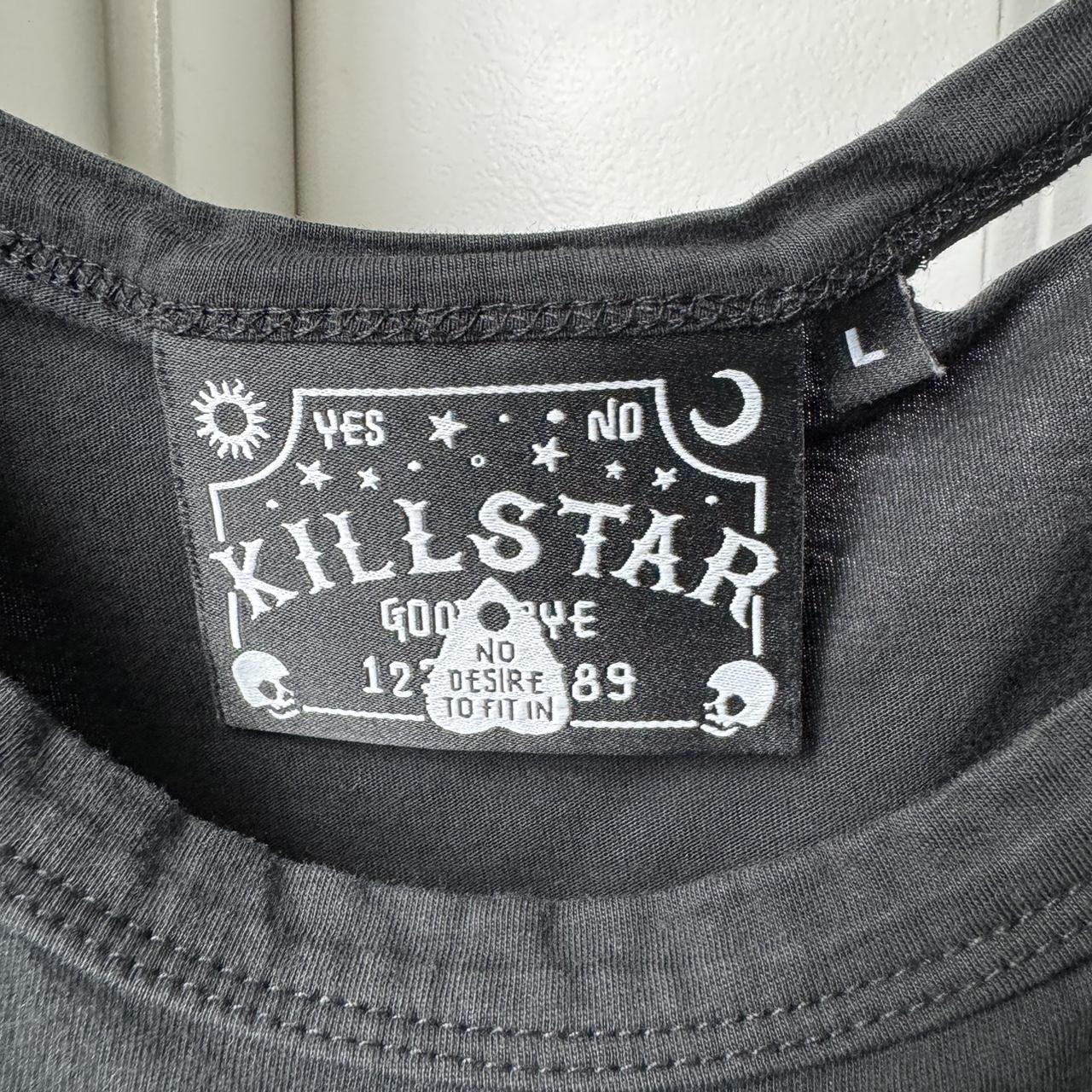 Killstar “it was lit” shoulder cut out short sleeve... - Depop