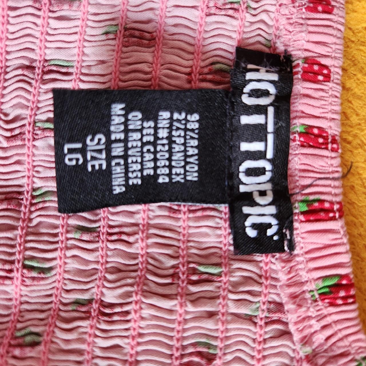 Strawberry Corset Blouse Hot Topic Size Large - Depop