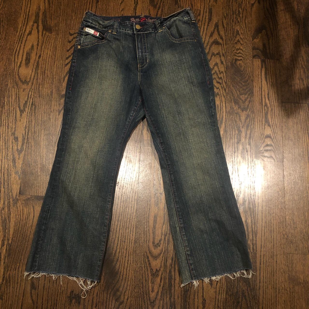 size 34 waist faded wash pepe jeans #faded #jeans... - Depop