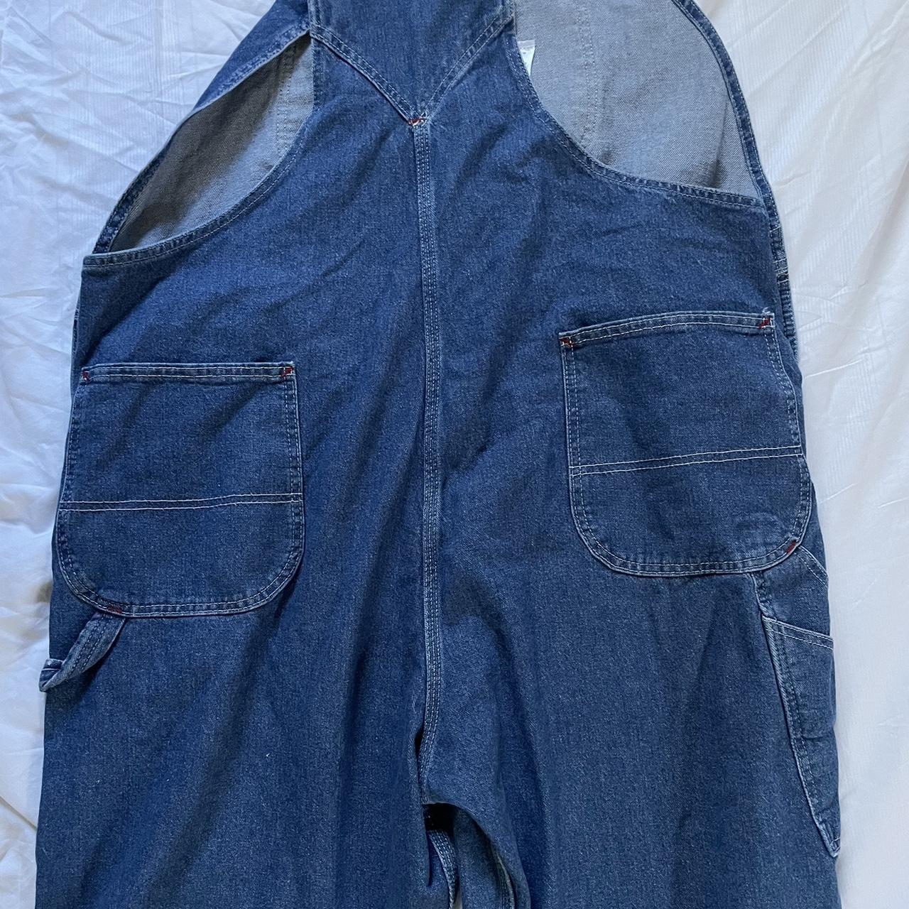 Very oversized overalls, super baggy. Cargo and... - Depop