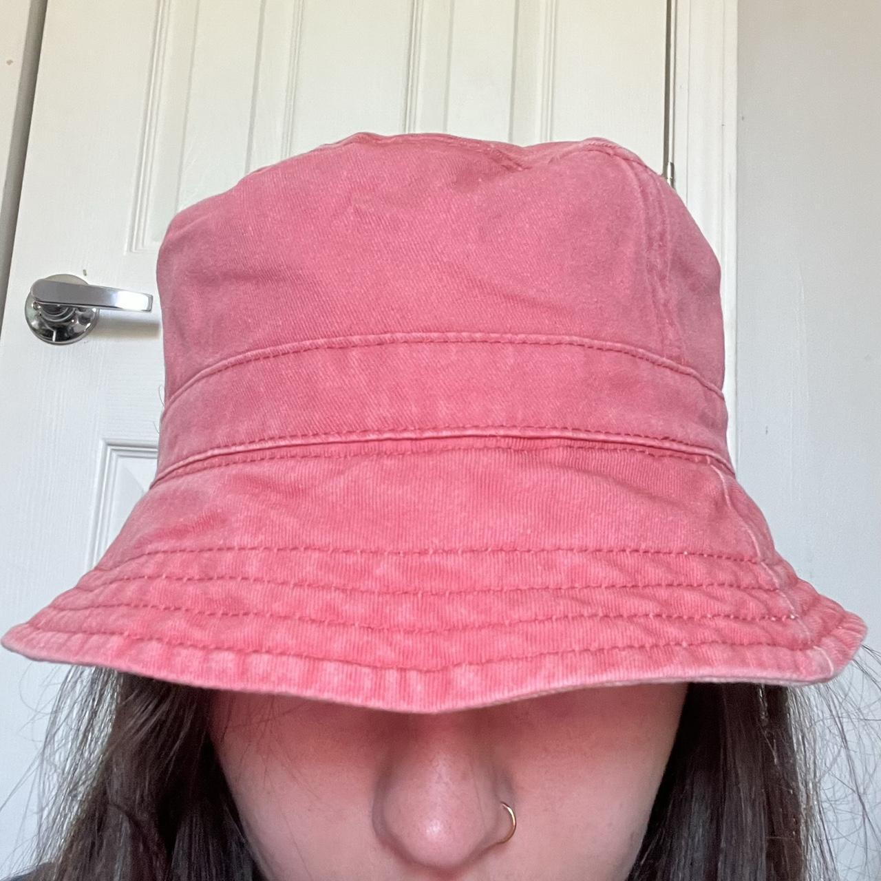 American Eagle Women's Orange and Pink Hat | Depop