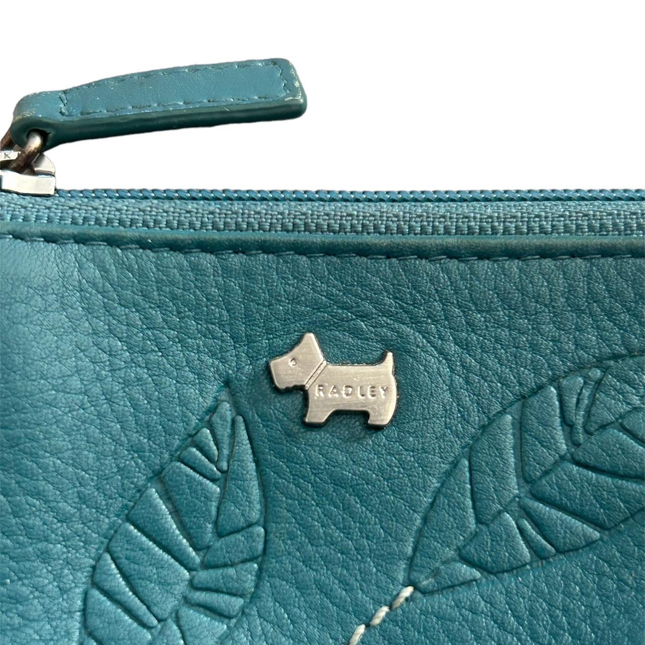 Super cute vintage Radley teal leather coin purse... - Depop
