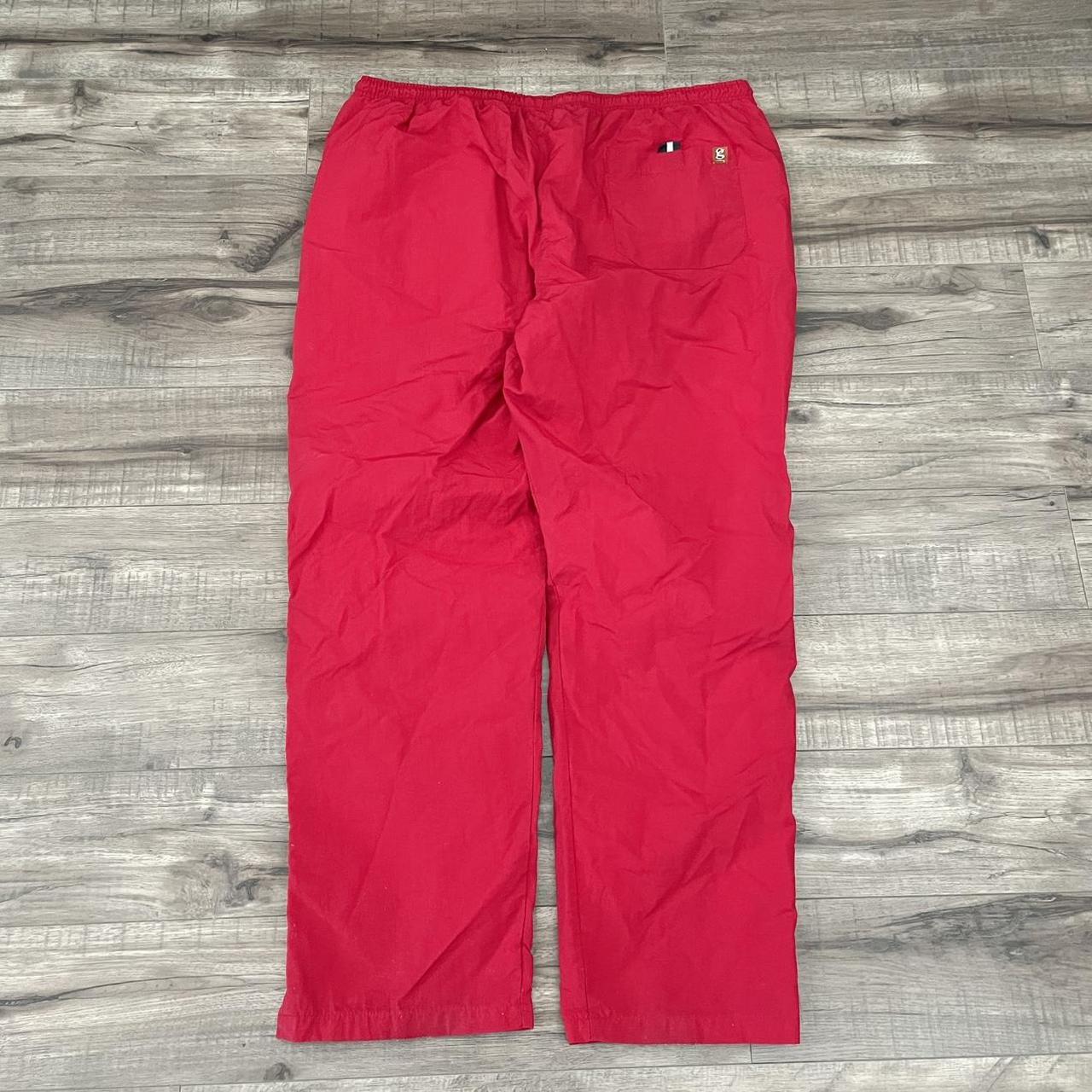 Vintage Wisconsin Badgers Red Track Pants by Gear... | Depop