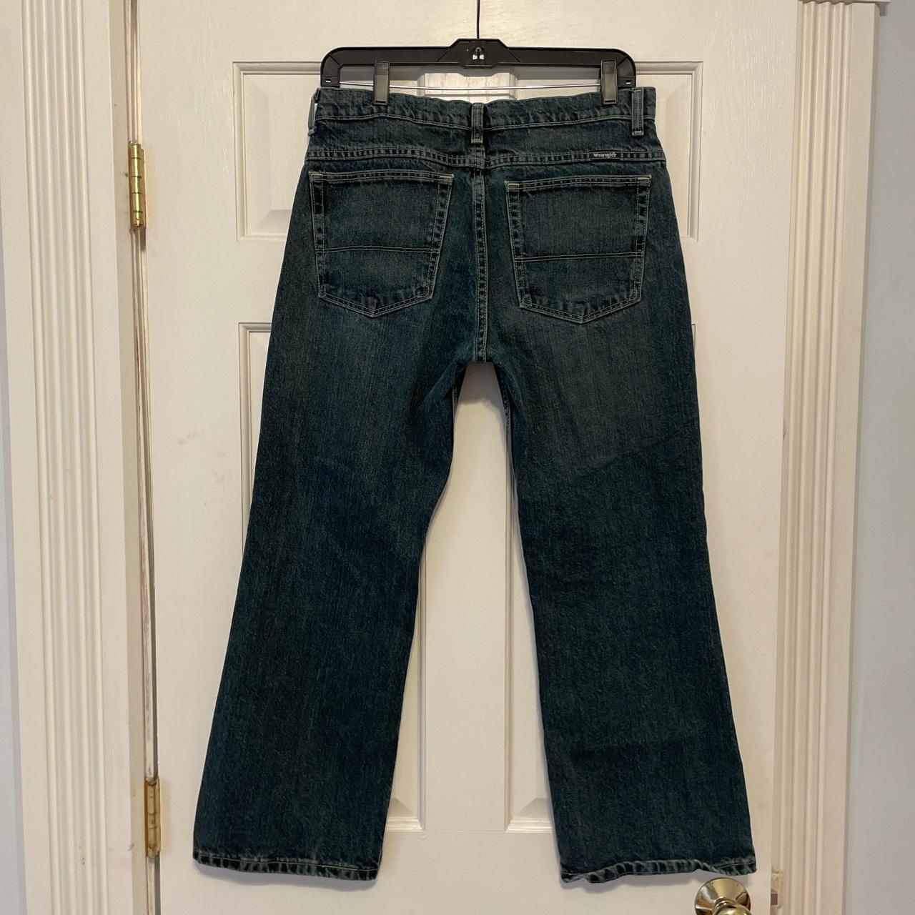 these are the coolest color of wrangler jeans!!! a... - Depop