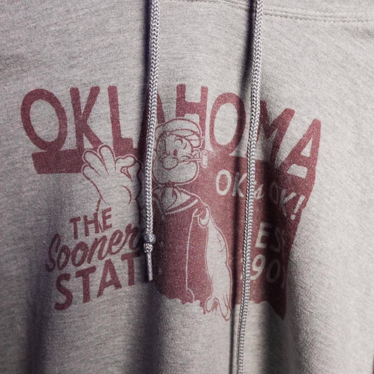 VINTAGE OKLAHOMA SOONER “POPEYE” Hoode - Depop