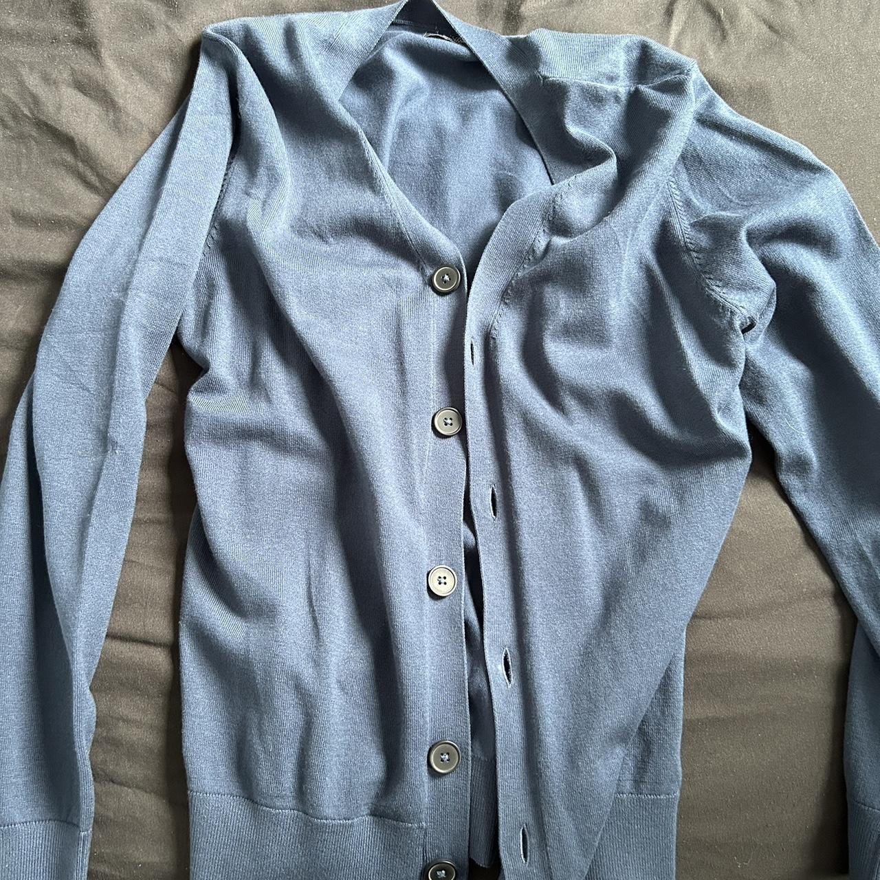 Teal cardigan Mens Medium Primark Open to offers - Depop