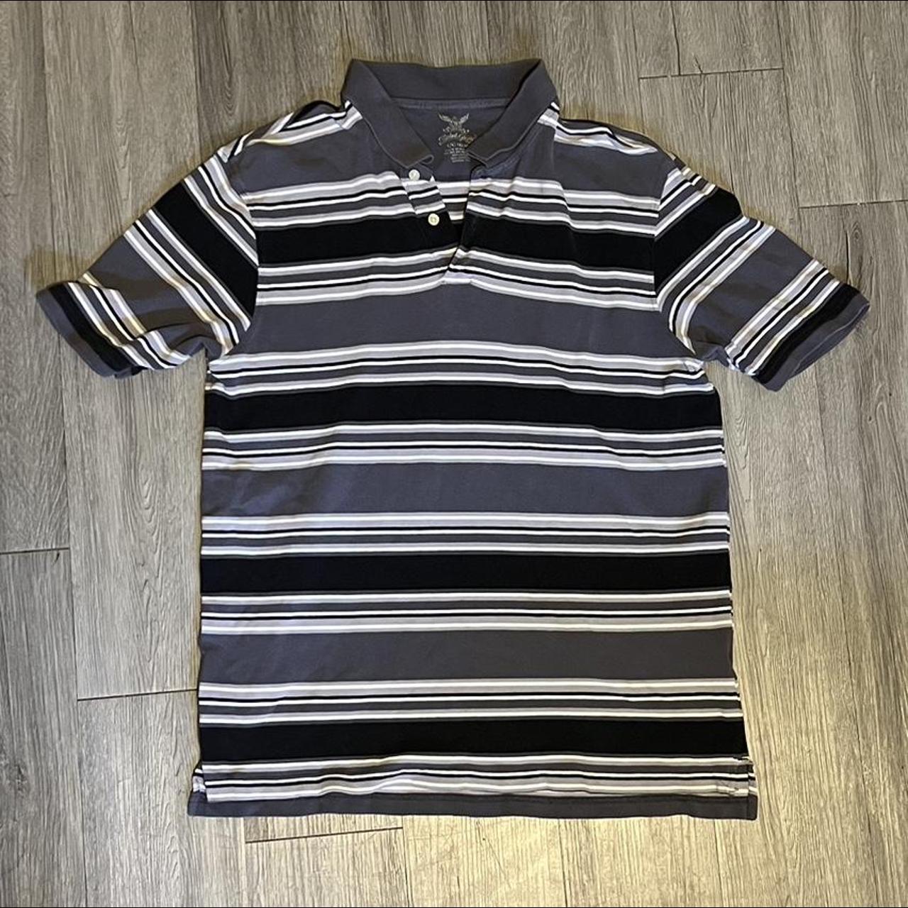 Grunge Faded Glory Polo Size: L #trendy #vintage... - Depop