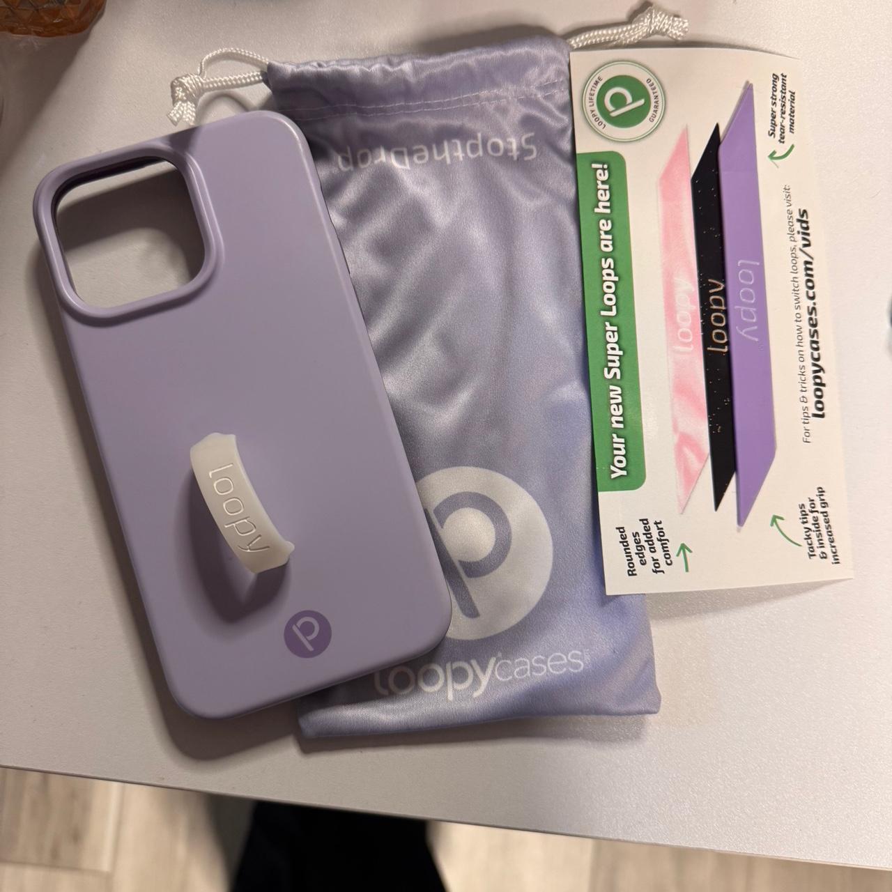 loopy phone cases!! all iphone 15 pro max lavender... | Depop