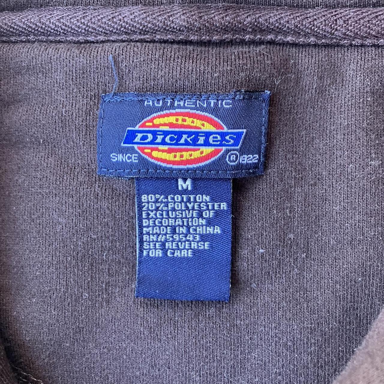 Dickies Brown Zip Up Hoodie Earthtones Brown Depop