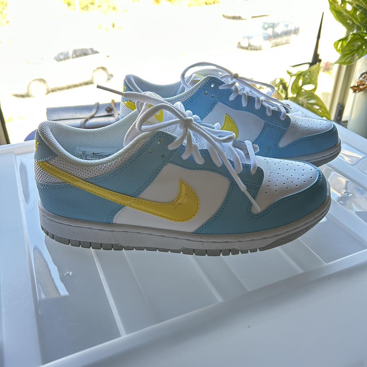 2022 Nike Dunks Low Next Nature GS 'Homer' Size... - Depop
