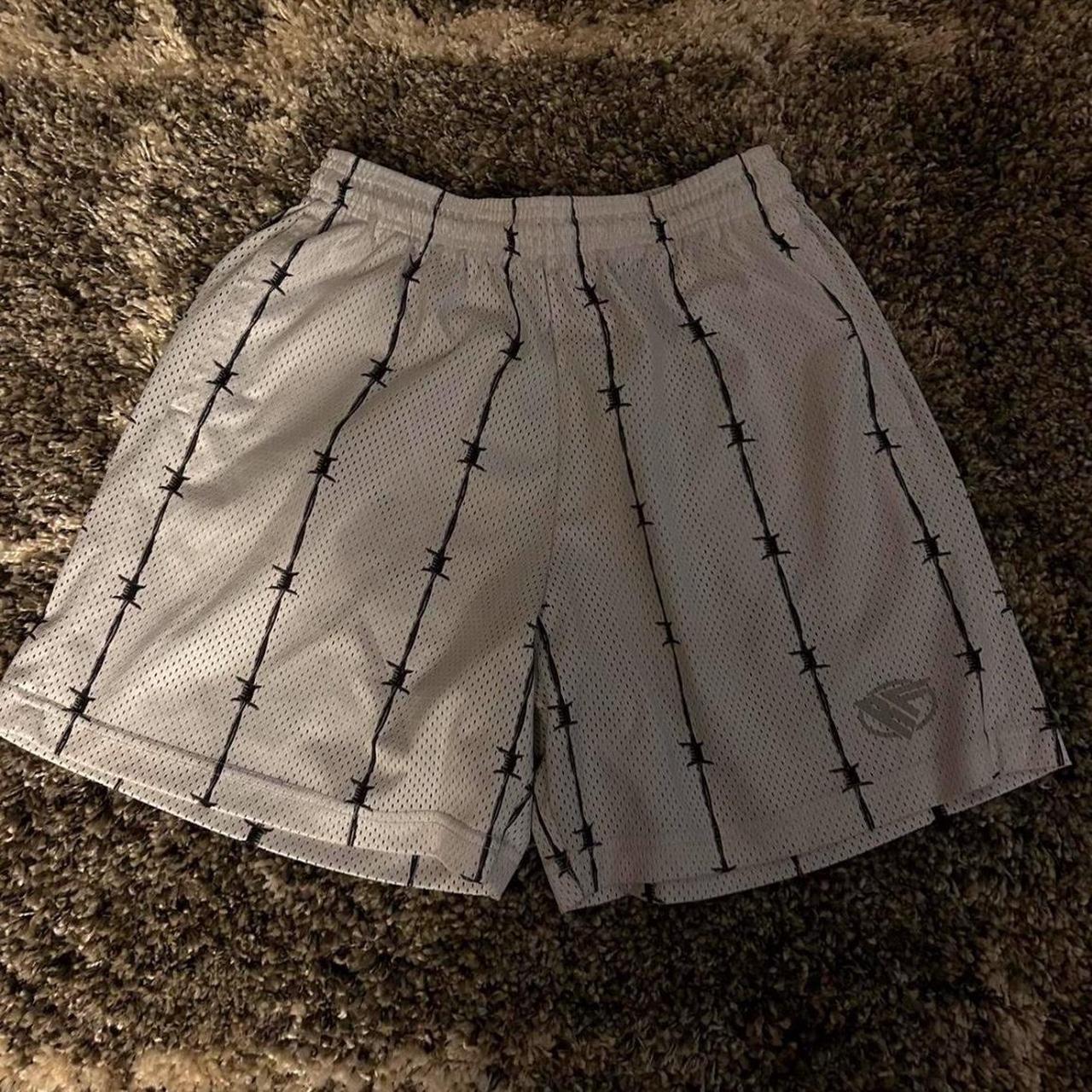 Rf wear barbed wire mesh shorts #rfwear #gym... | Depop