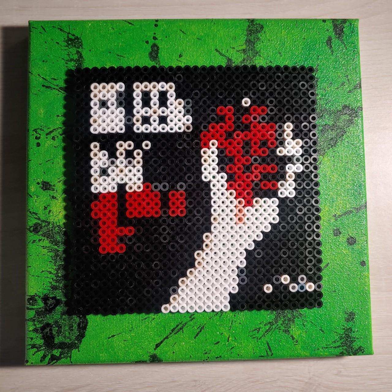 00s Rock Album Perler Bead Canvas 2 currently... | Depop
