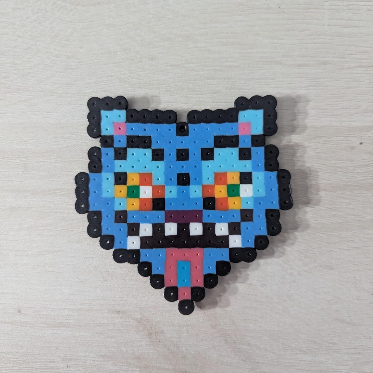 Kpop Demon Hunters Perler Bead Keychains Made to... | Depop