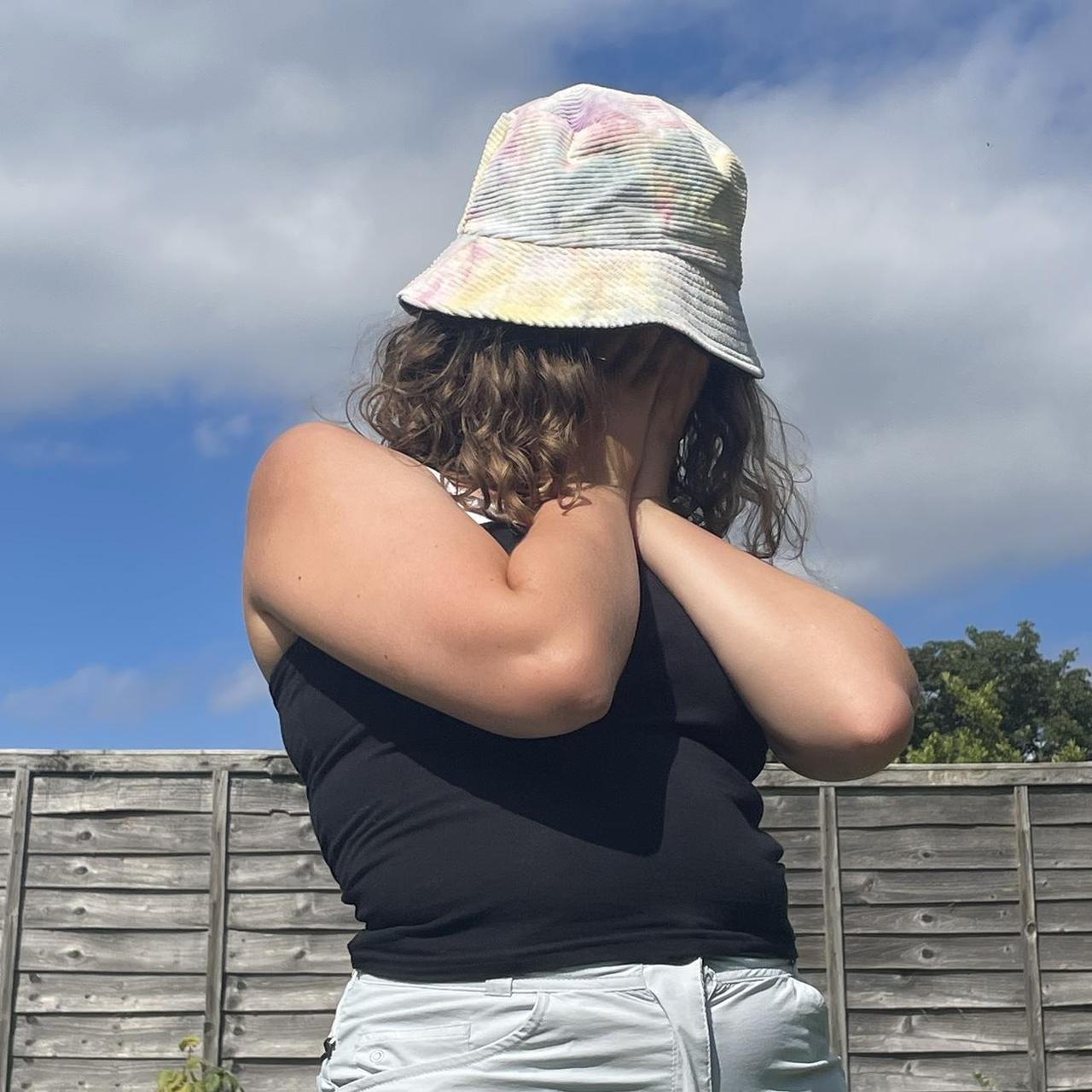super cute multi coloured bucket hat Perfect for... - Depop