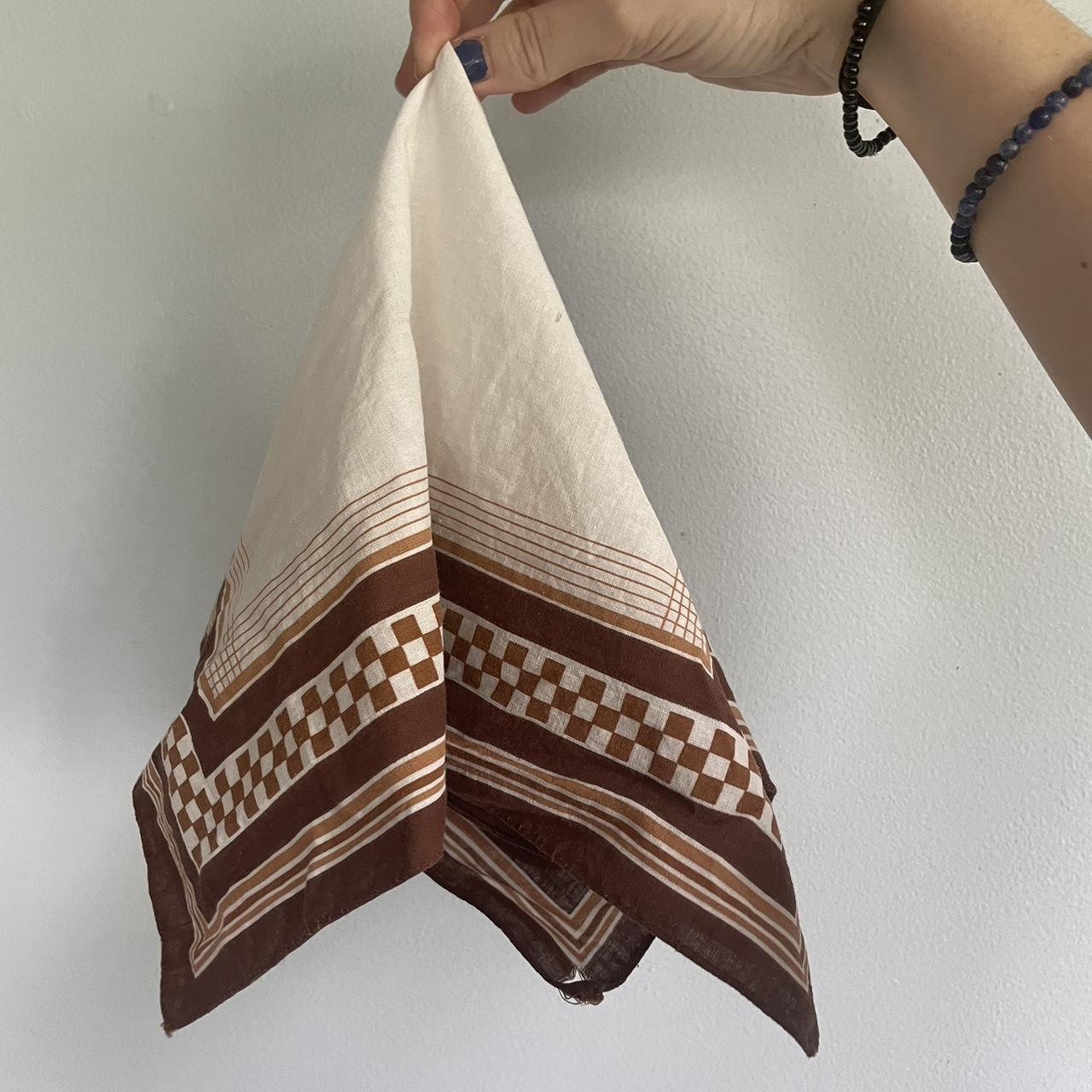 ⚠️ON HOLD⚠️ brown and cream handkerchief