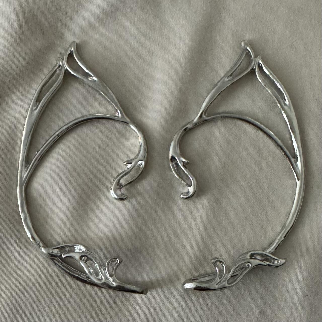 Metal Elf Ear Earcuffs. Only worn to take this... - Depop