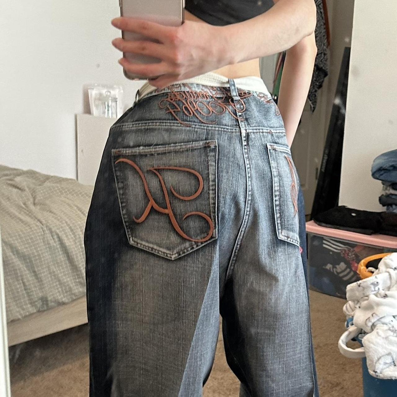 Vintage y2k baggy jeans! - will fit lowrise on... - Depop