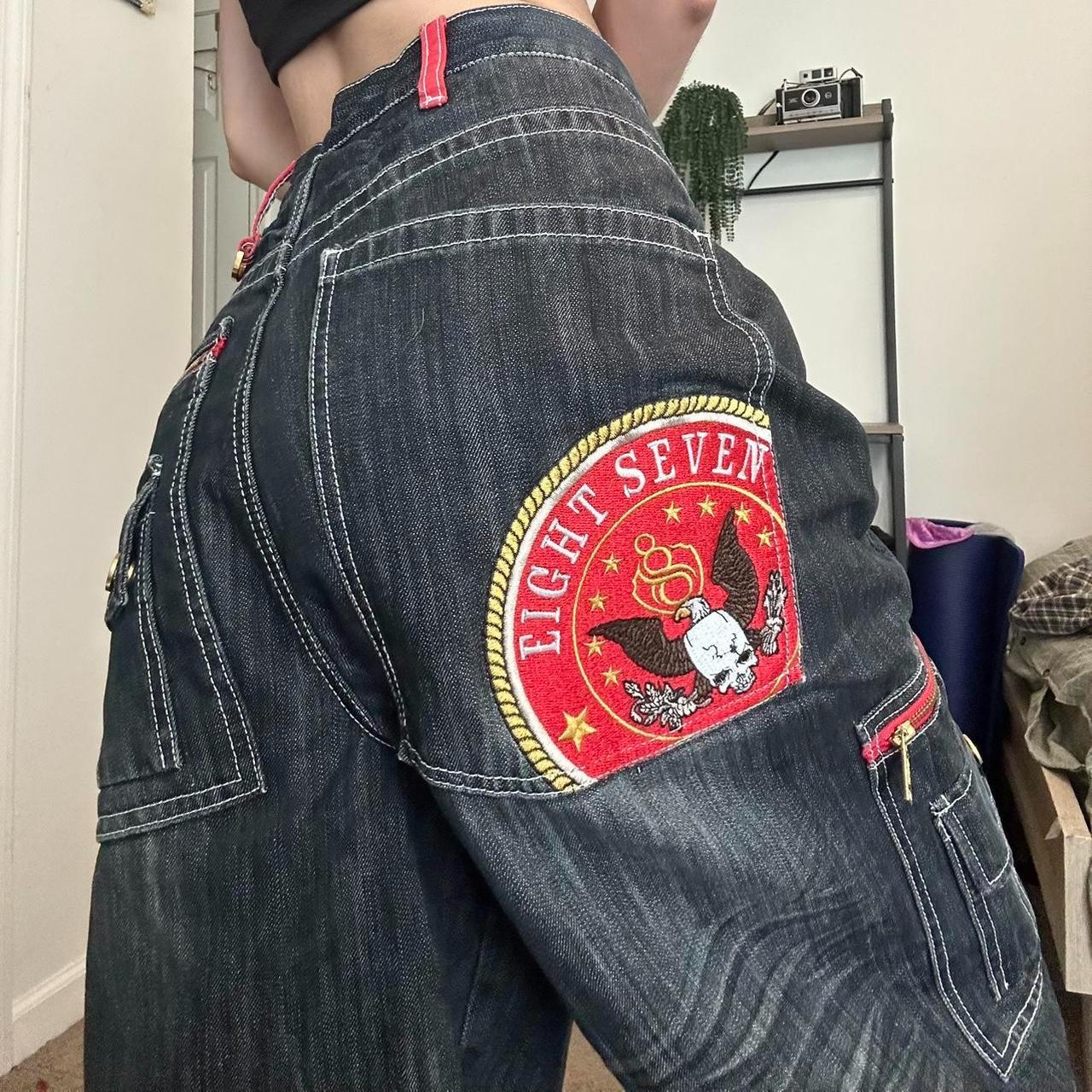 super cool jorts/shorts - cargo jeans - size... - Depop