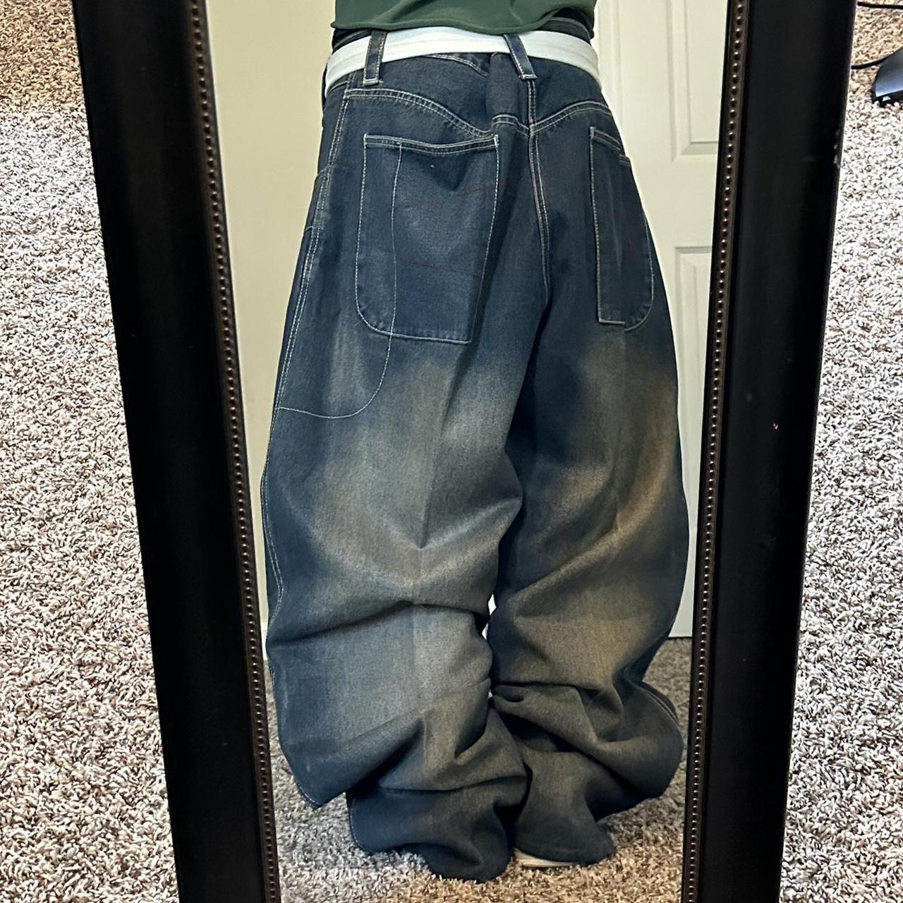 90s 2000s grunge baggy jeans - unisex - baggy... - Depop