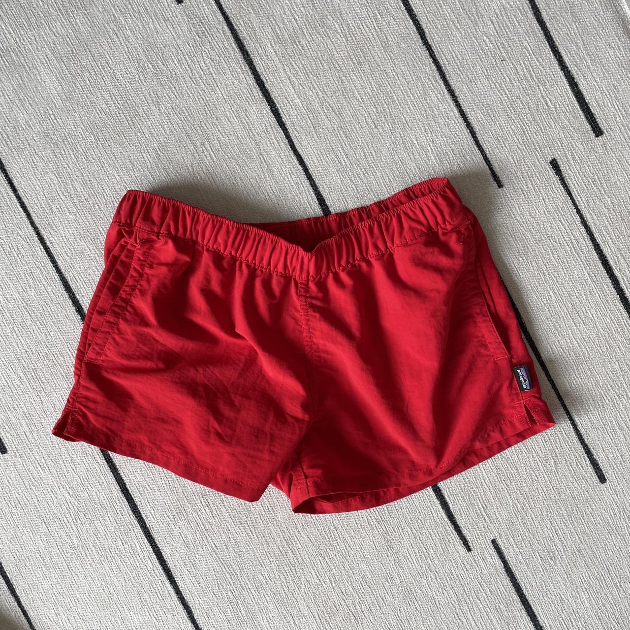 Repop of Patagonia red baggies. Size small, 2.5”... - Depop