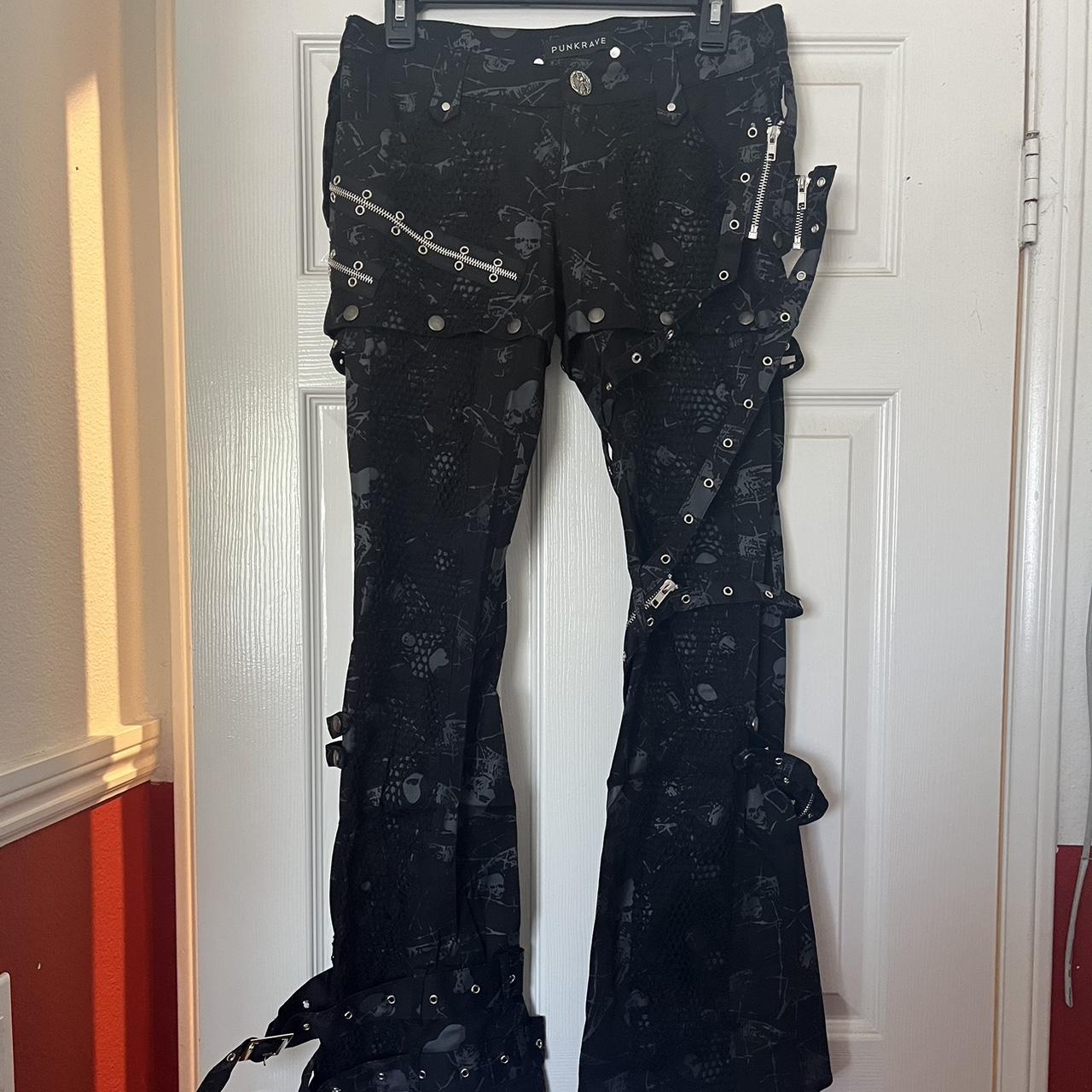 Punk Rave detachable pants ʕु•̫͡•ʔु♬ PAYPAL CHECKOUT... - Depop
