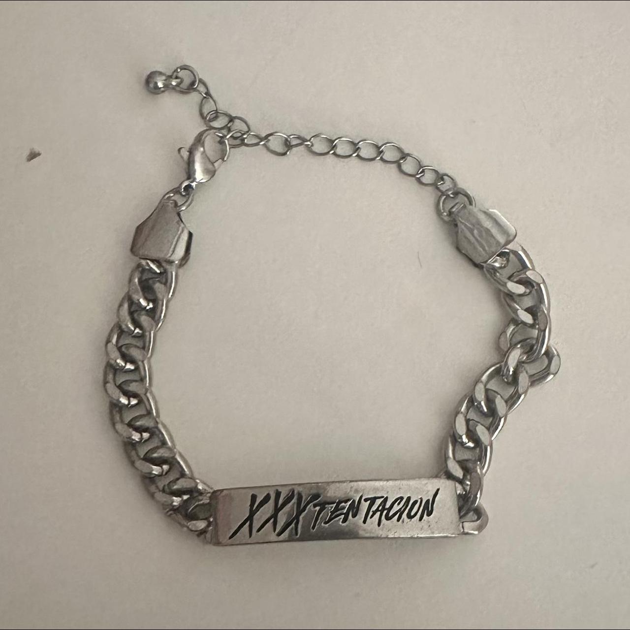 “XXXTentacion” Silver Bracelet