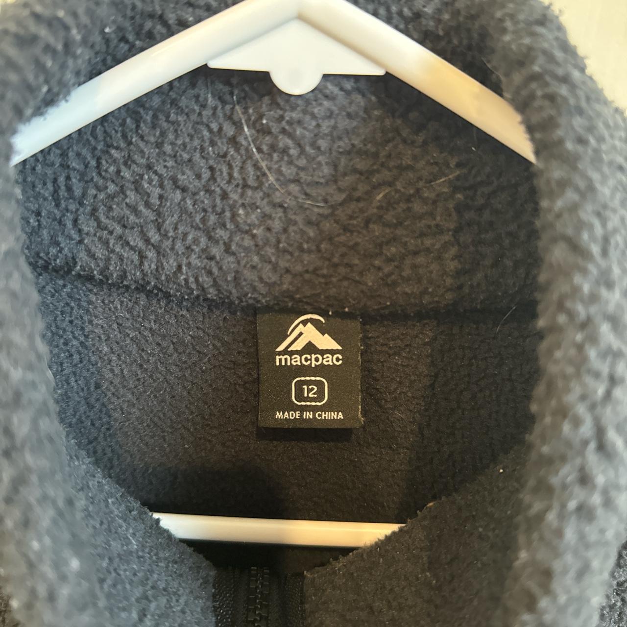 Macpac oversized black fleece - Depop