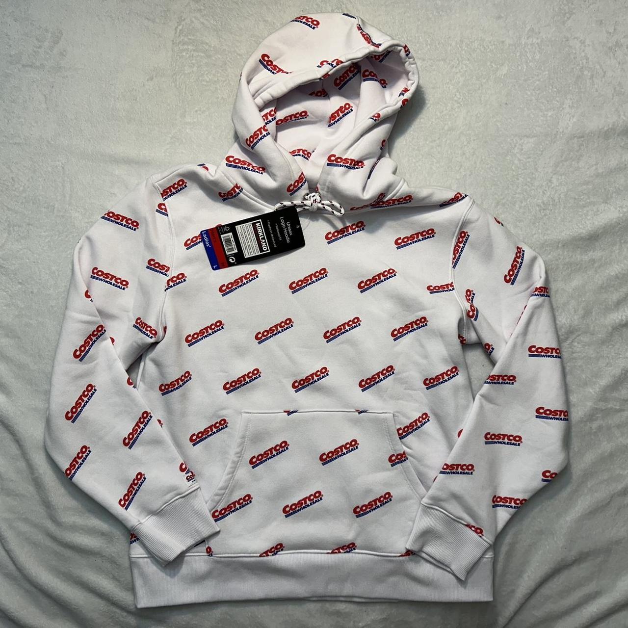 Costco Wholesale Logo Print Hoodie Unisex NWT. Size... - Depop