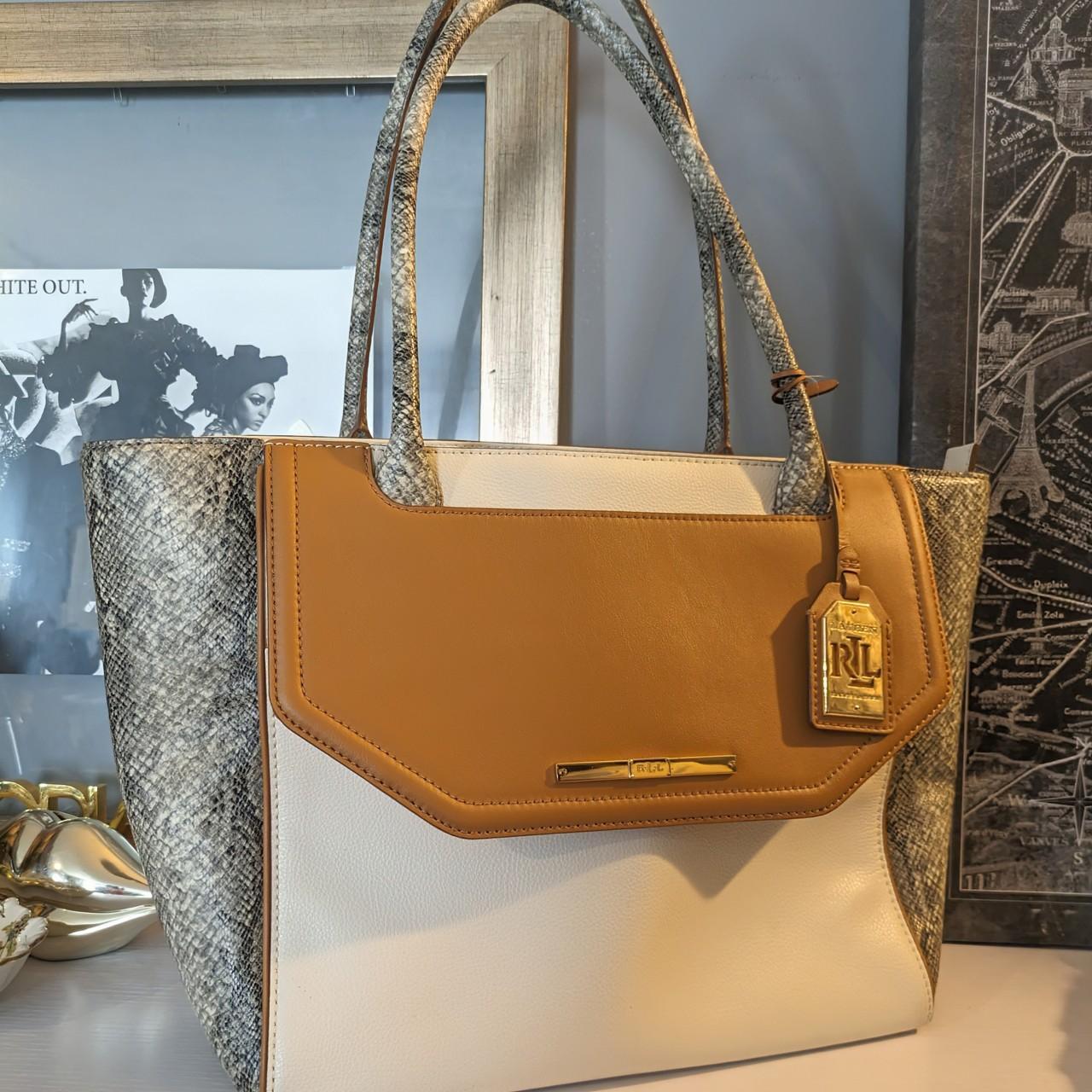 Lauren Ralph Lauren Snake Shoulder Bag Add a touch... - Depop