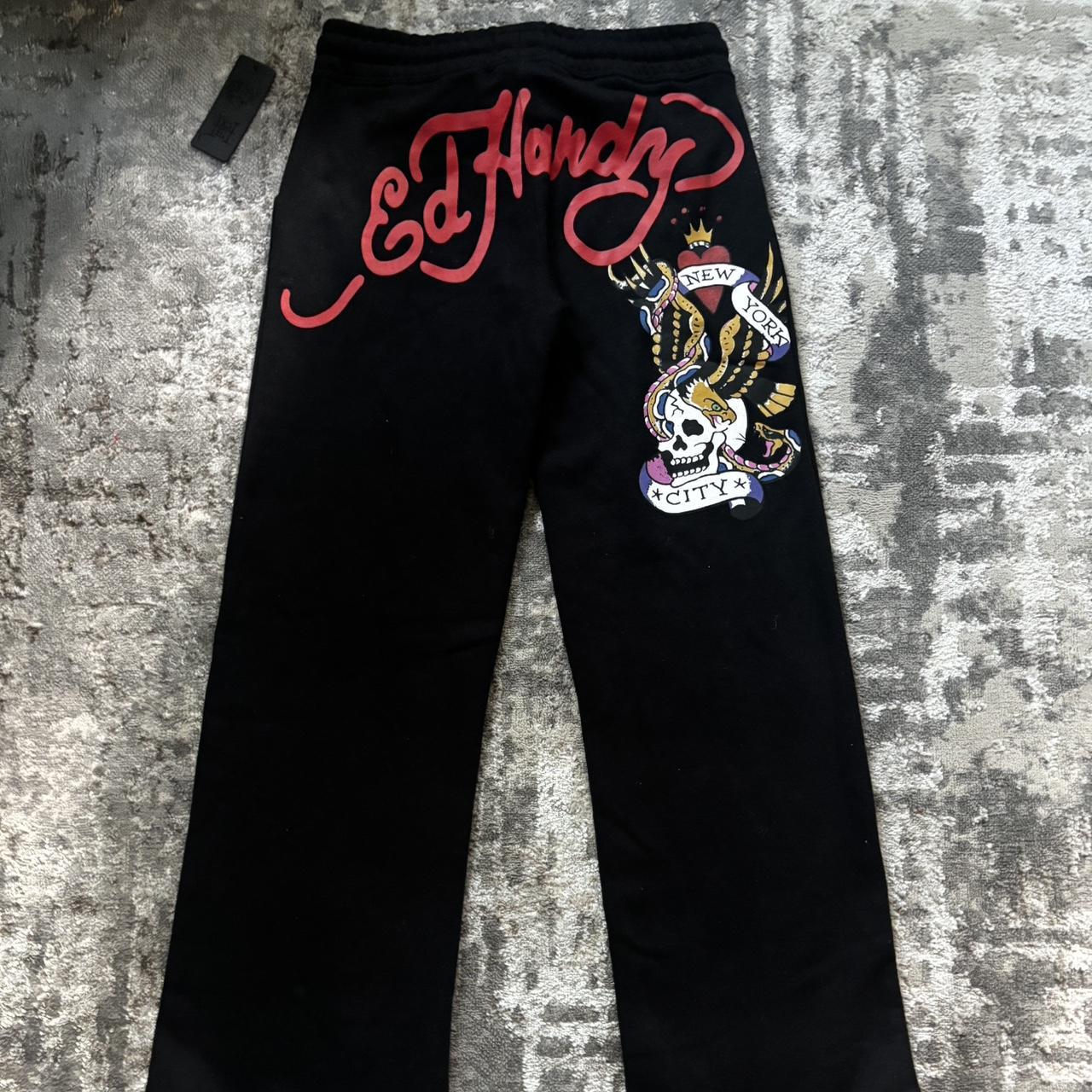 Ed Hardy Sweatpants Brand New W Tags Size Depop