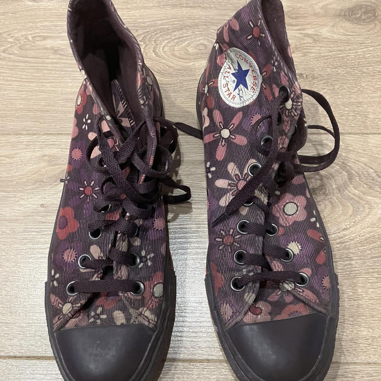 Converse floral sneakers ASO Luna Lovegood in Harry... | Depop